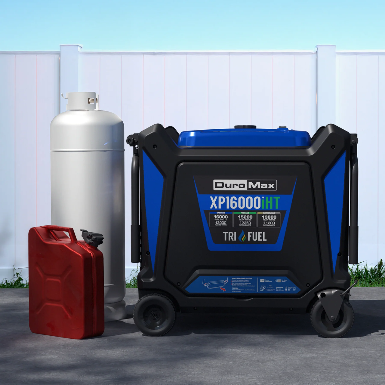 DuroMax Largest Inverter Generator 16000 Watt Tri Fuel | Norwall