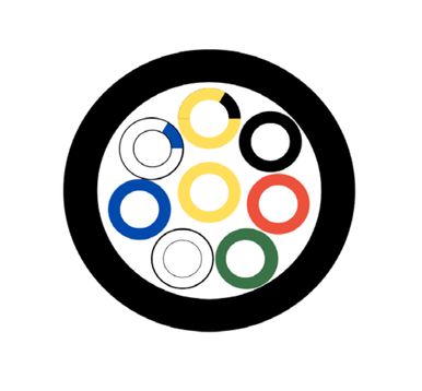 CableMaster Generator Control Cable 8, 18 AWG Wires | Norwall