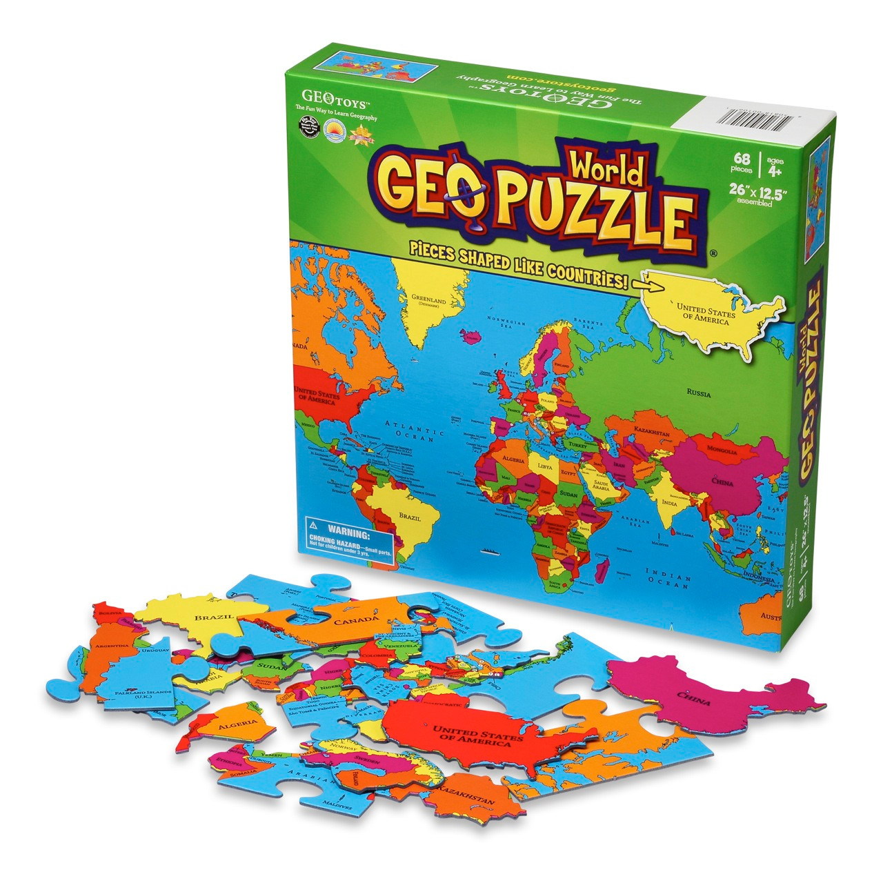 Geopuzzle - World - Where'd You Get That!?, Inc.