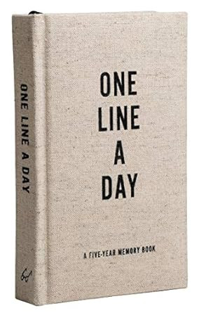 Canvas One Line a Day: A Five-Year Memory Book - Where'd You Get That ...