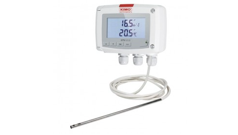 Kimo CTV210-BNS-R-10M air velocity and temperature transmitter