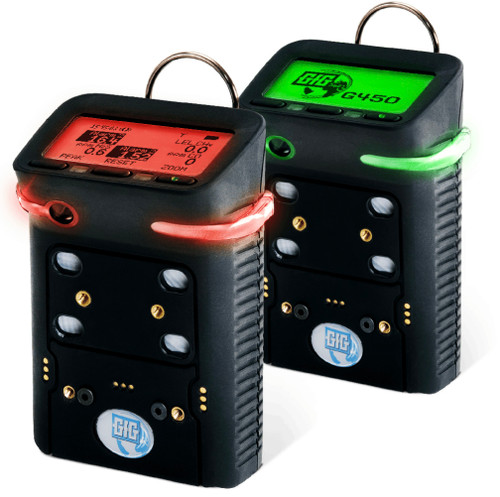 GFG Microtector II G450/2 gas detector LEL, CO, 2 x AA+vibrator