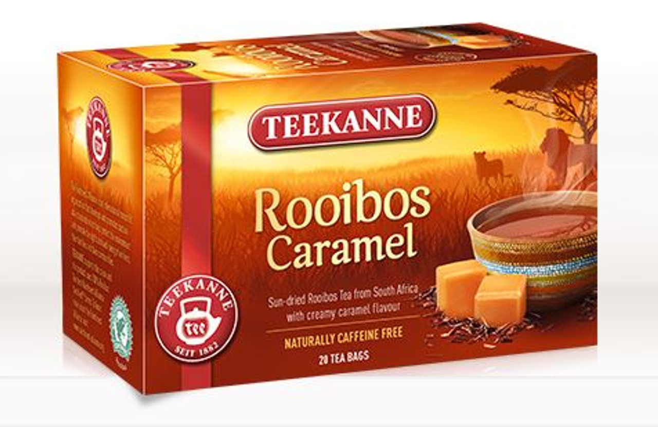 Rooibos Caramel Teekanne 20 Teabags Caff Free Sold Out Blue