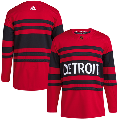 Detroit Red Wings Adidas Reverse Retro 2.0 Authentic Blank Jersey - Red