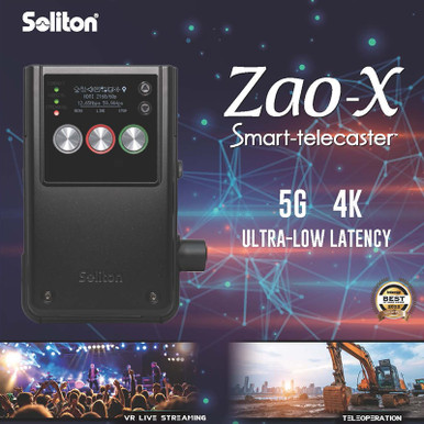 Soliton Zao-X 4K Mobile Streaming Encoder System