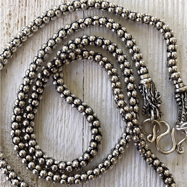 26 Inch Sterling Silver Dragon Chain