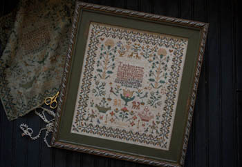 Elizabeth Sarah Oliver 1842 Sampler - Cross Stitch Pattern