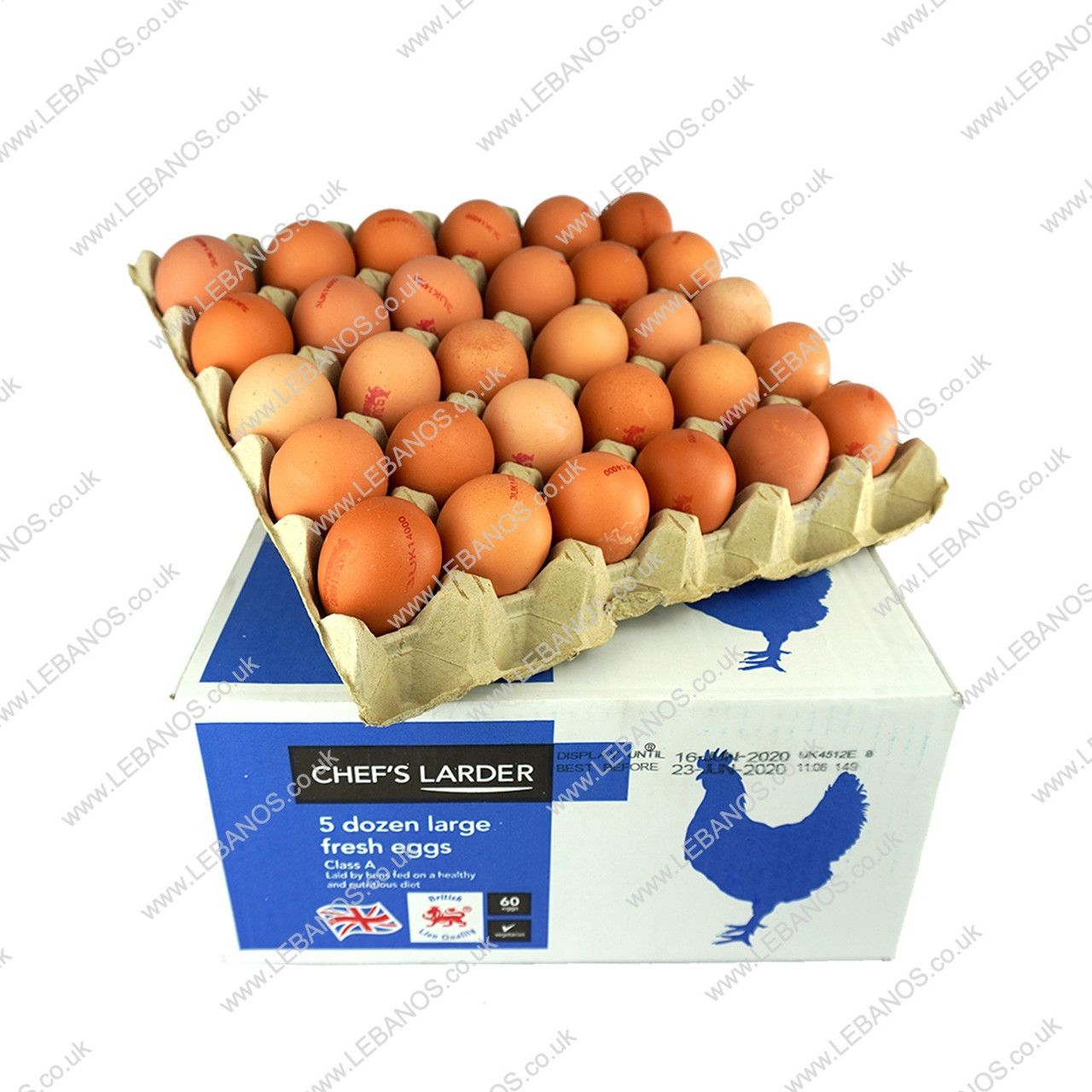 Class A Large Fresh - Chef's Ladder - 5 Dozen - Lebanos Foods