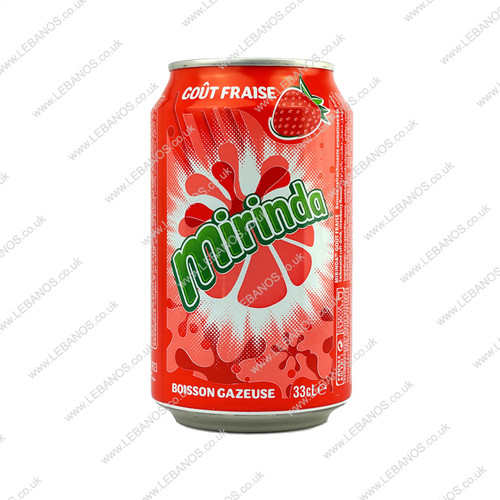 Miranda Strawberry Can - 24x330ml - Lebanos Foods