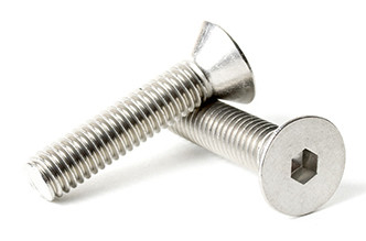 Stainless Flat Head Socket Cap Screws - (SAE) Fine Thread | The Nutty ...