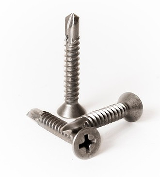 14 x 2 Phillips Flat Head #3 Point Self Drilling Screw Plated | The ...