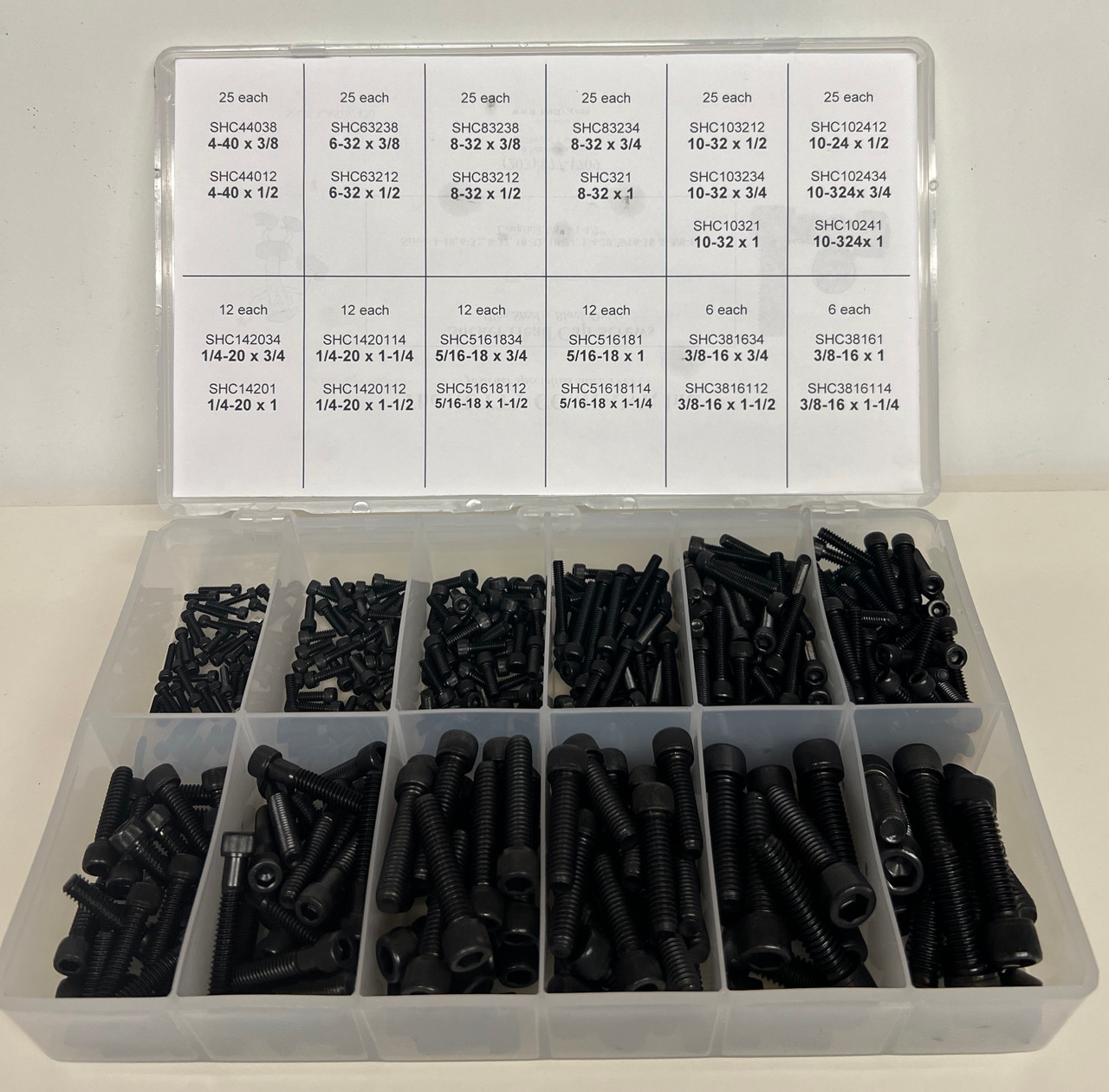 470 pc. Socket Head Cap Screw Assortment ~ Alloy Steel (KASHC470 | The ...