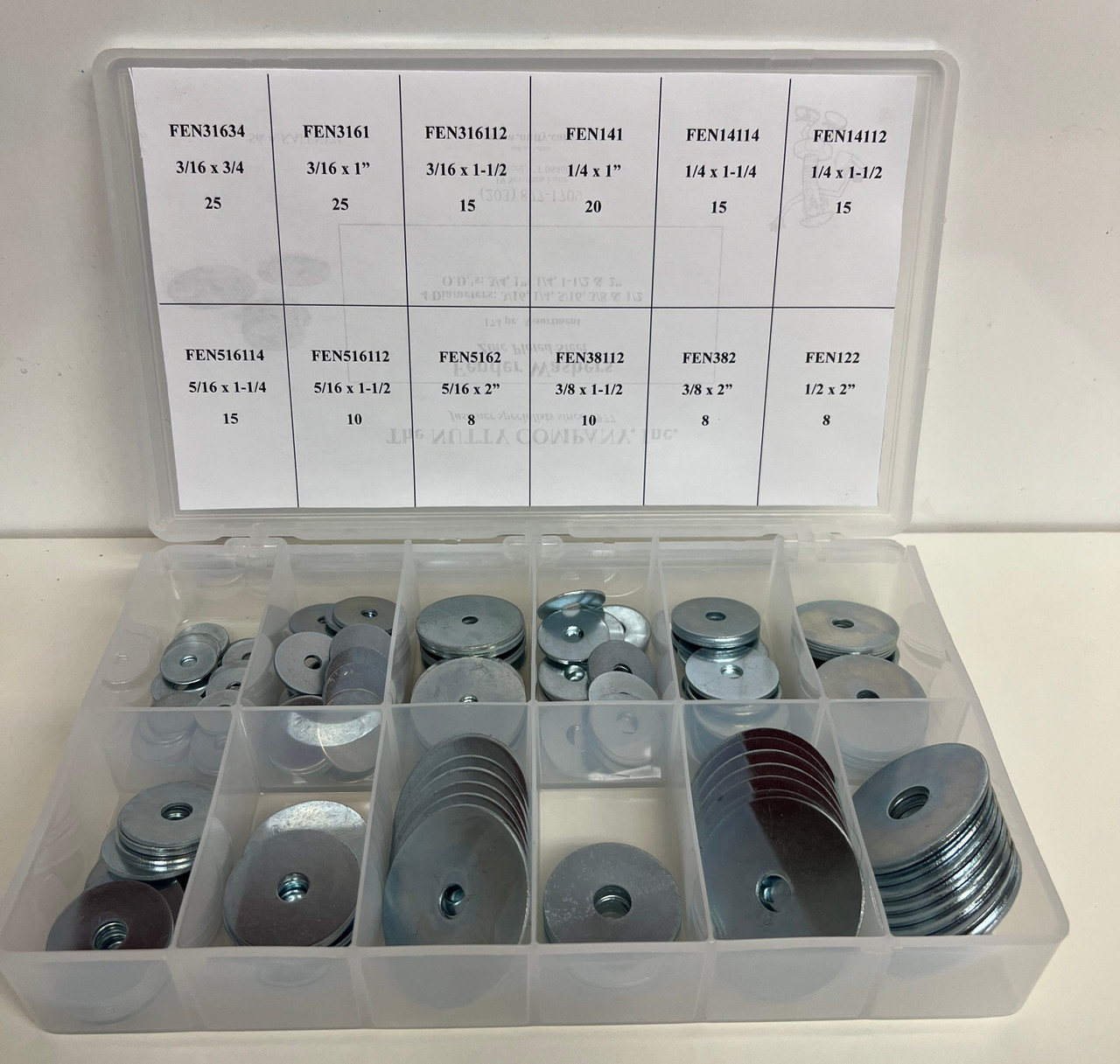 174 pc. Fender Washer Assortment