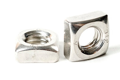 M12 x 1.75 Square Nut A2 Stainless Steel DIN 557 | The Nutty Company, Inc.