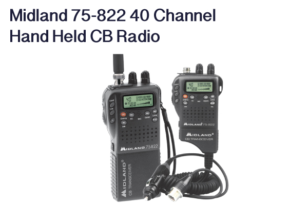 Featured Radio: Midland 75-822 40 Channel Hand Held CB Radio - HiTech ...