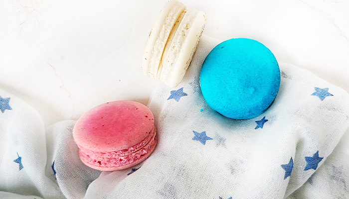 Red, White & Blue Macarons - My French Recipe