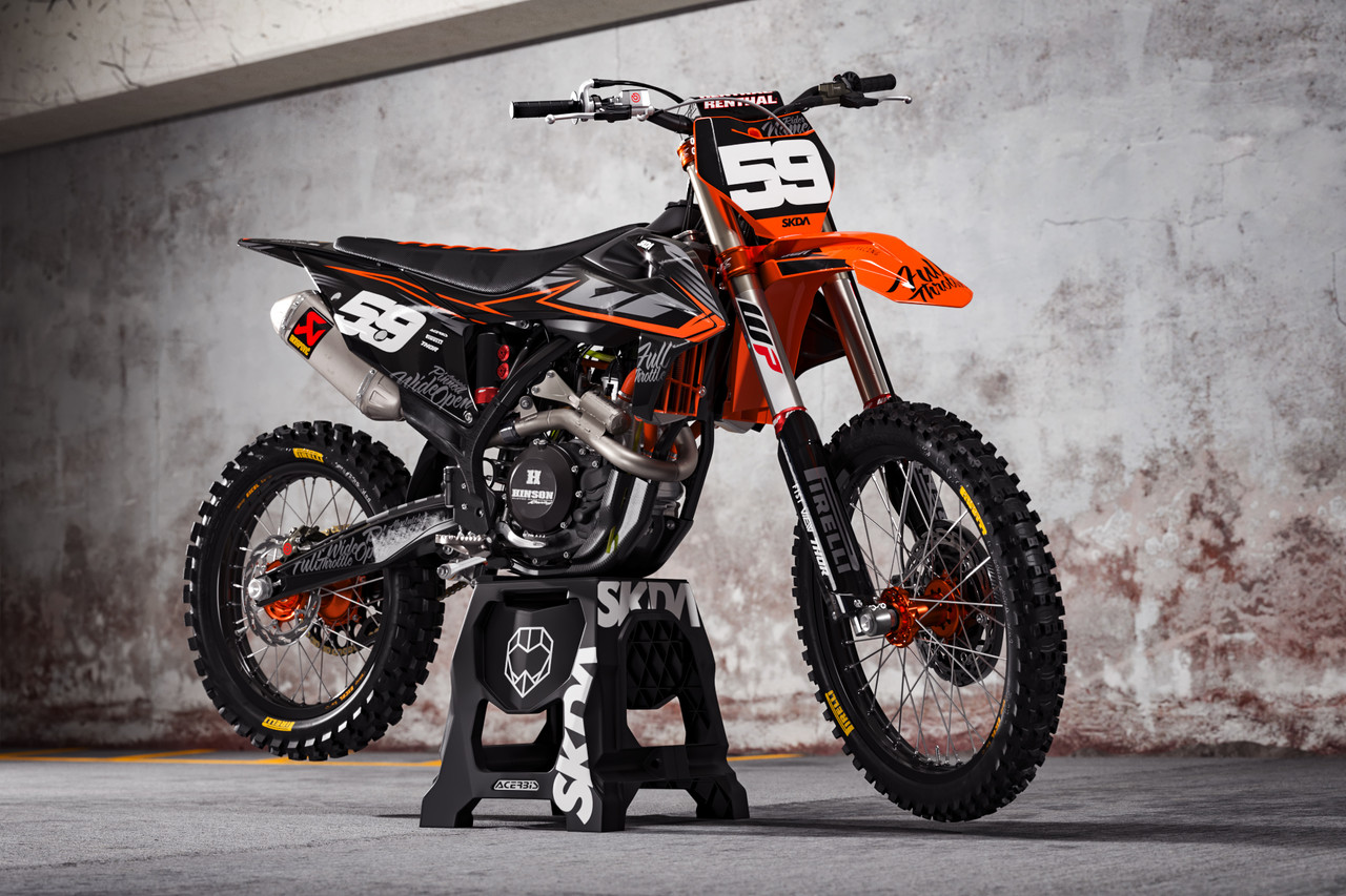 OXIDE Black KTM Full Graphics Kit | SKDA USA