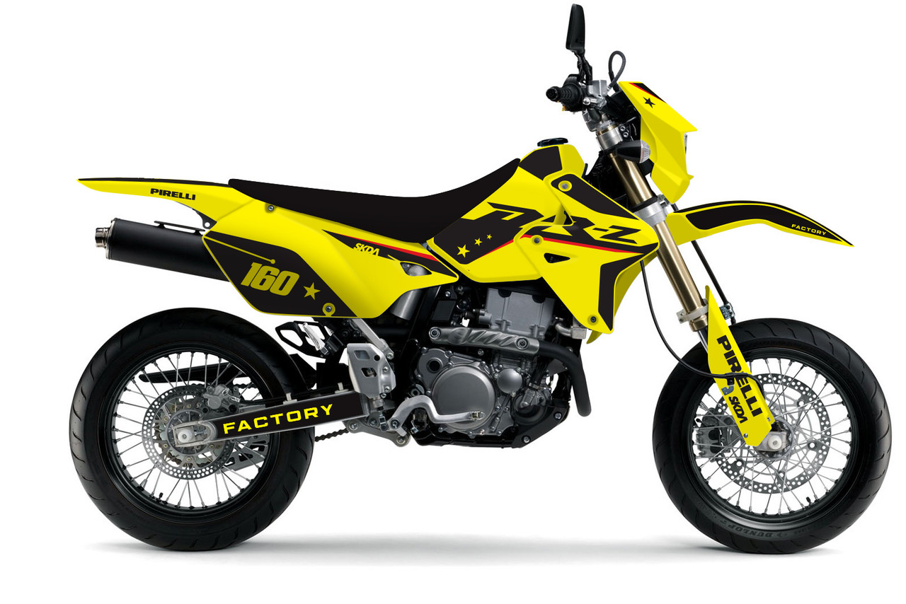JUDGE Yellow DRZ/JR Full Graphics Kit | SKDA USA