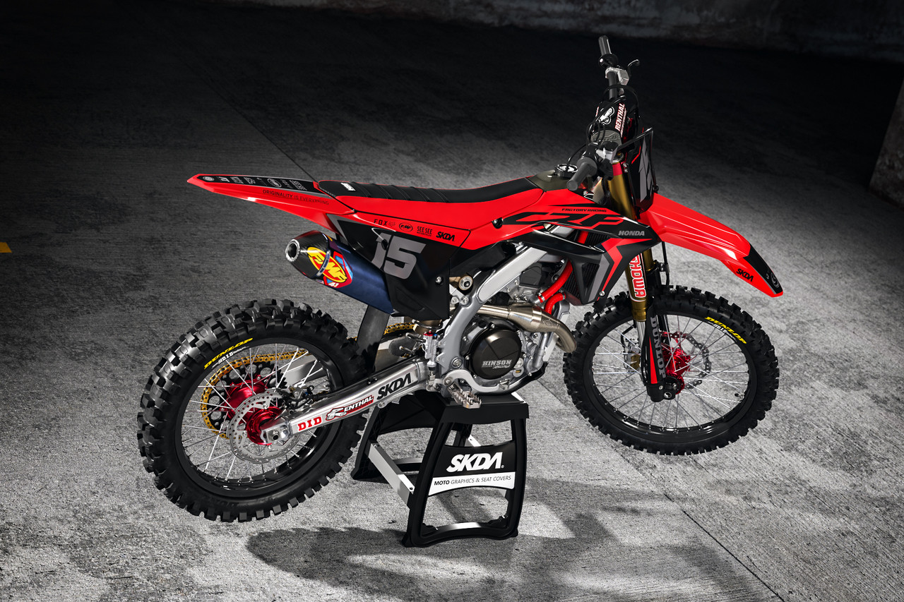 ALLTIME V2 Red/Blk CR/CRF Full Graphics Kit | SKDA USA