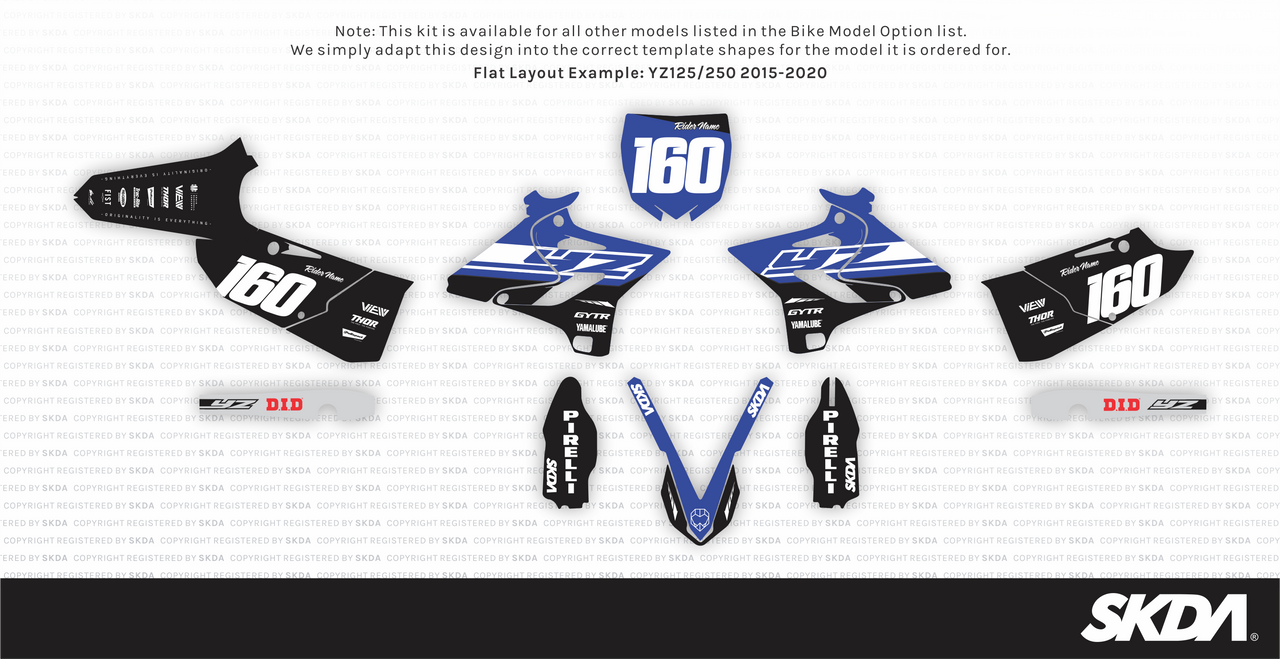 SHADOW YZ Full Graphics Kit | SKDA USA