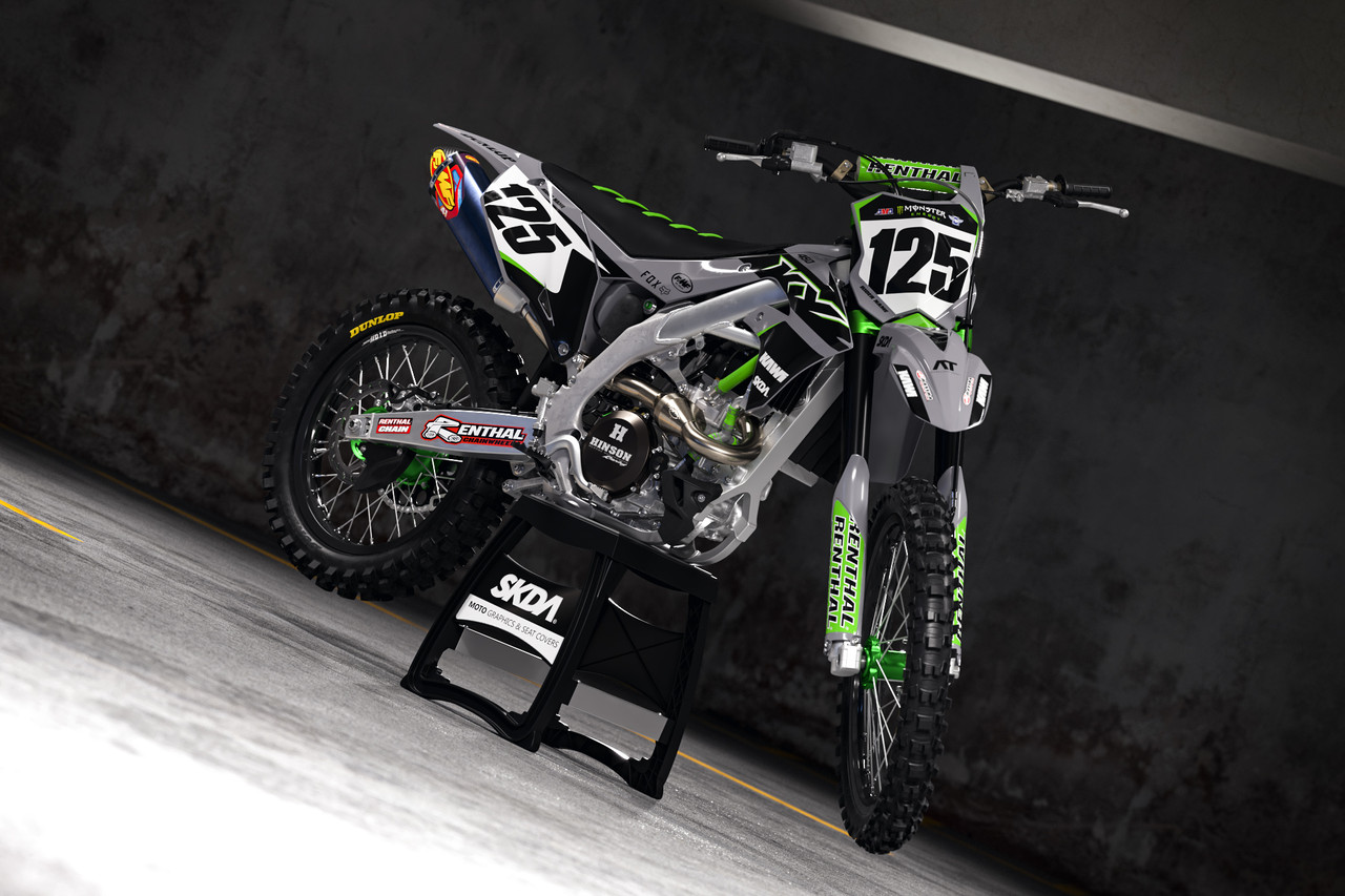 MAYHEM Grey KX/KXF Full Graphics Kit | SKDA USA