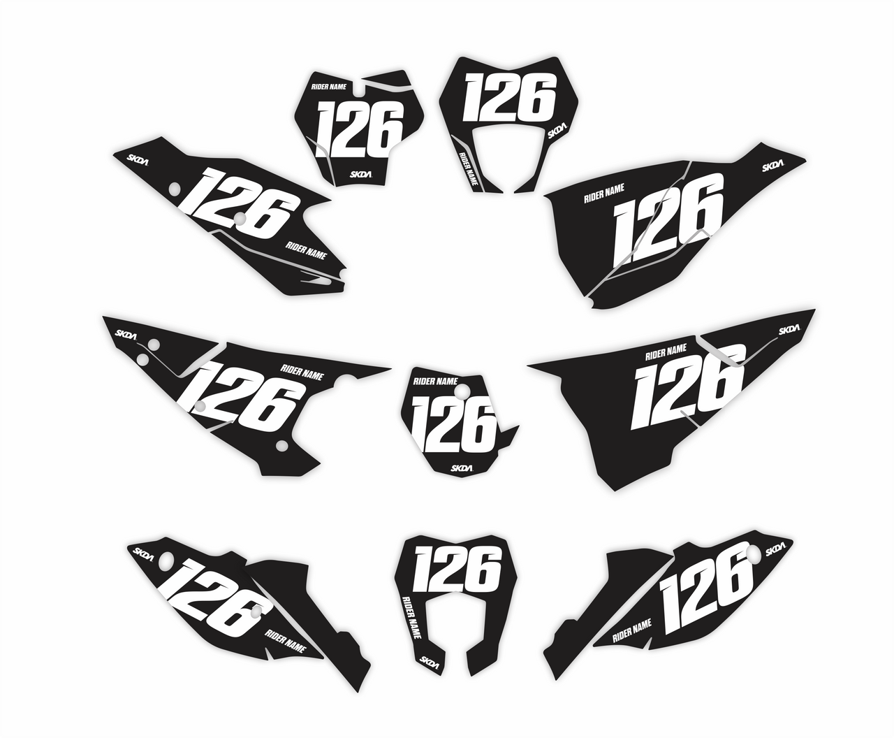 S1 GasGas Number Plates | SKDA USA