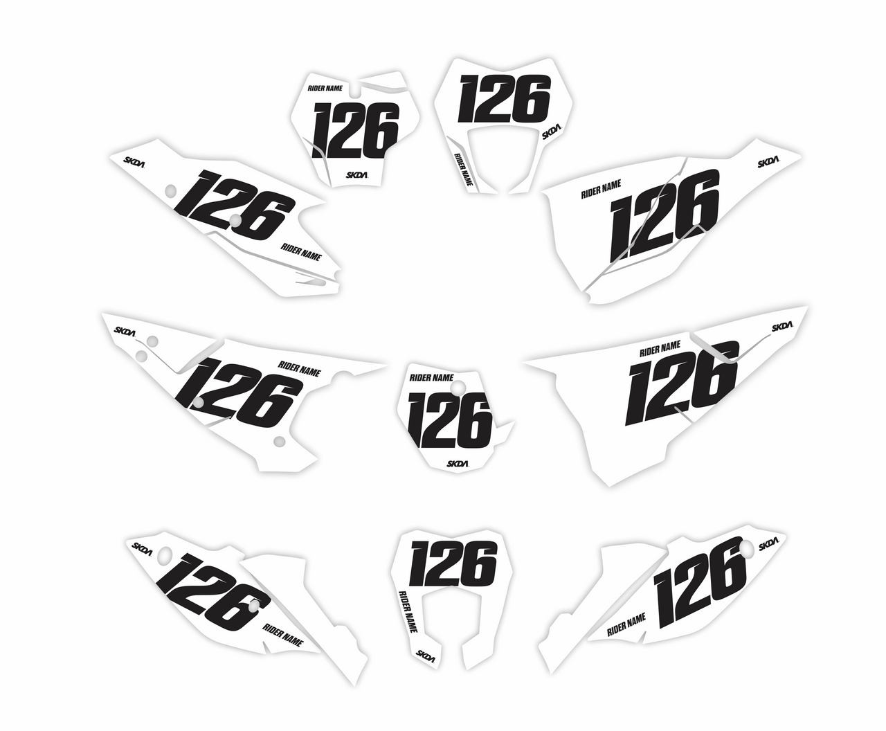 S1 GasGas Number Plates | SKDA USA