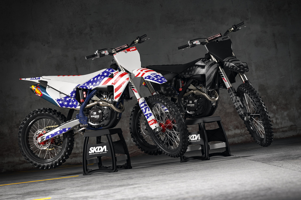 GRIT White Husqvarna Full Graphics Kit | SKDA USA