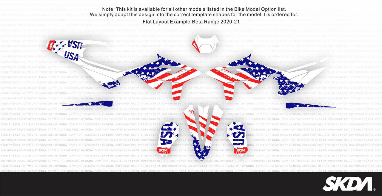 GRIT White Beta Full Graphics Kit | SKDA USA
