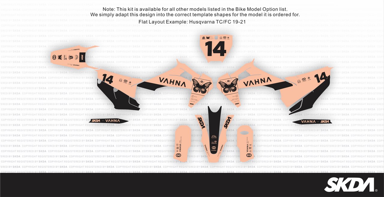 VAHNA V2 Full Graphics Kit (All Bikes) | SKDA USA VAHNA V2 Full Graphics Kit (All Bikes) | SKDA USA