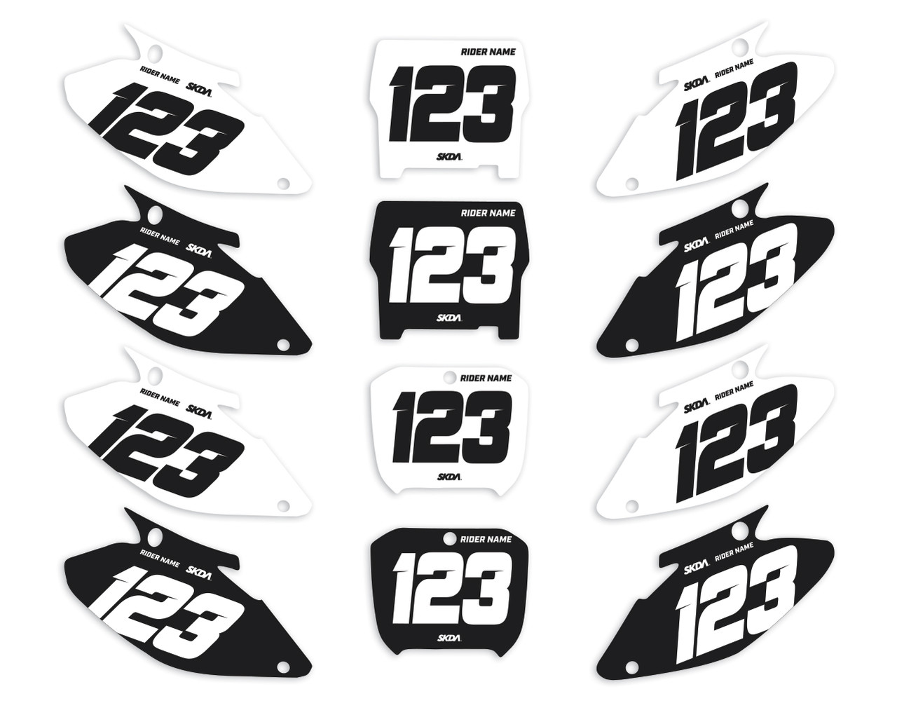 S10 Honda Number Plates (Basic) | SKDA USA