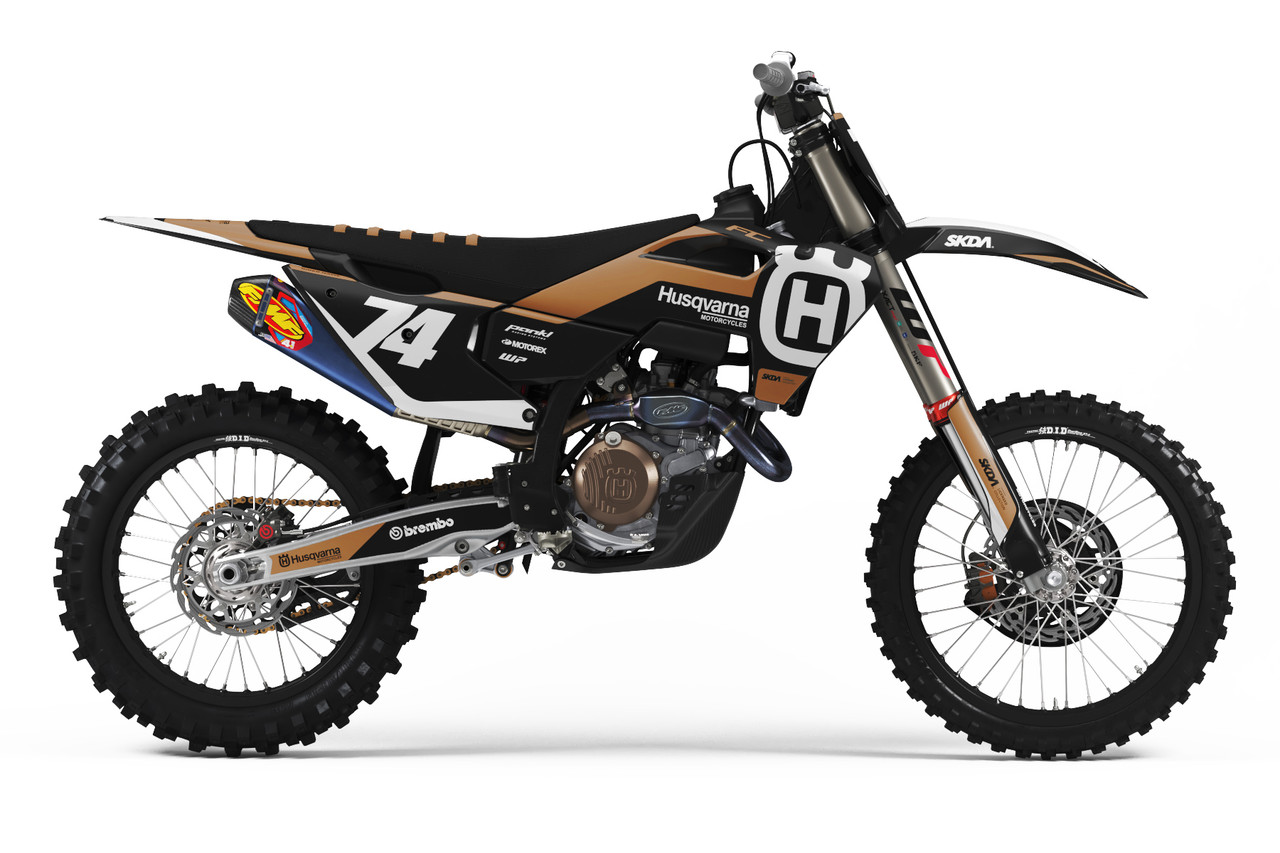 PIONEER Black Husqvarna Full Graphics Kit - SKDA - US Store