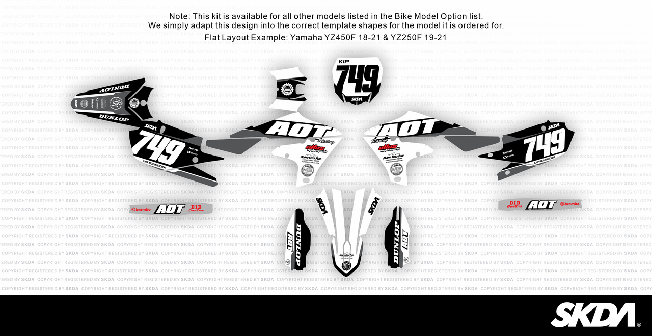 AOT RACEWEAR Full Graphics Kit (All Bikes) | SKDA USA