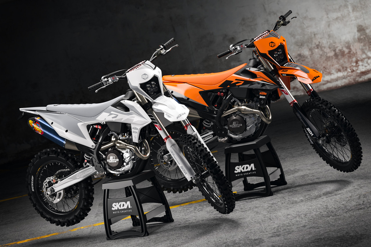 CRAFT Wht/Gry KTM Full Graphics Kit | SKDA USA