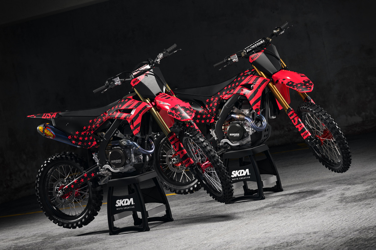 GRIT Red CR/CRF Full Graphics Kit | SKDA USA
