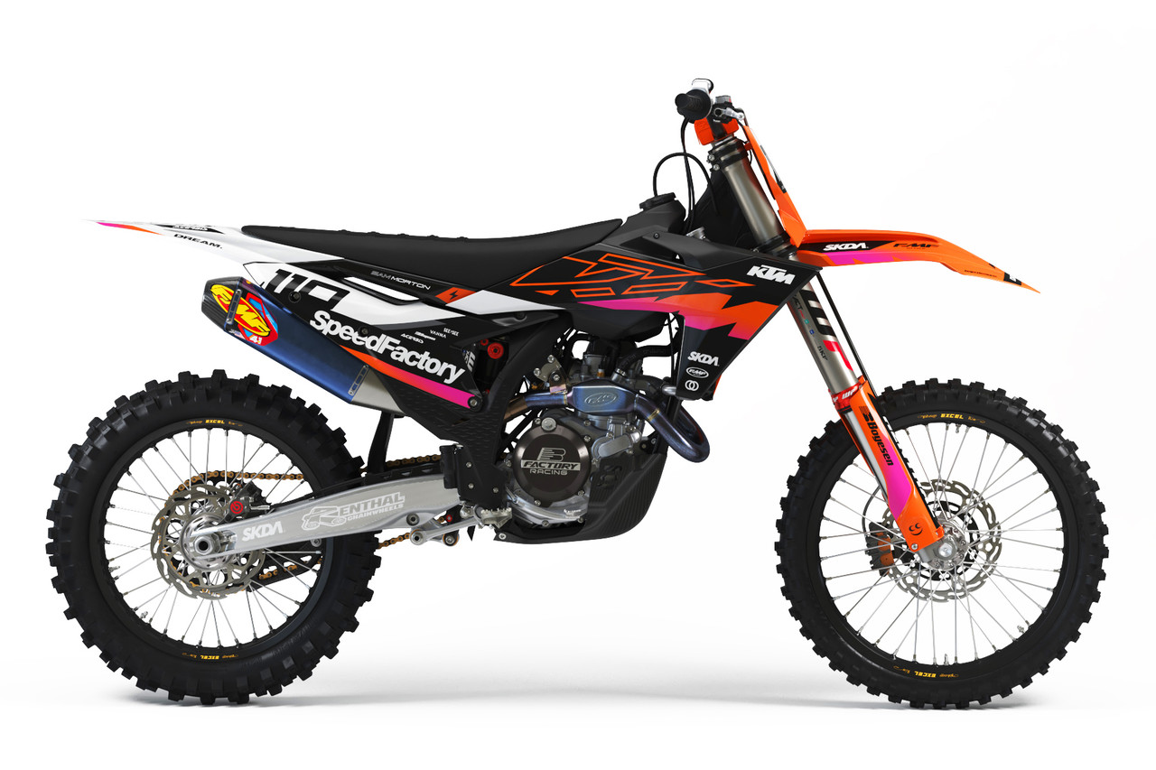ORCA Orange KTM Full Graphics Kit | SKDA USA