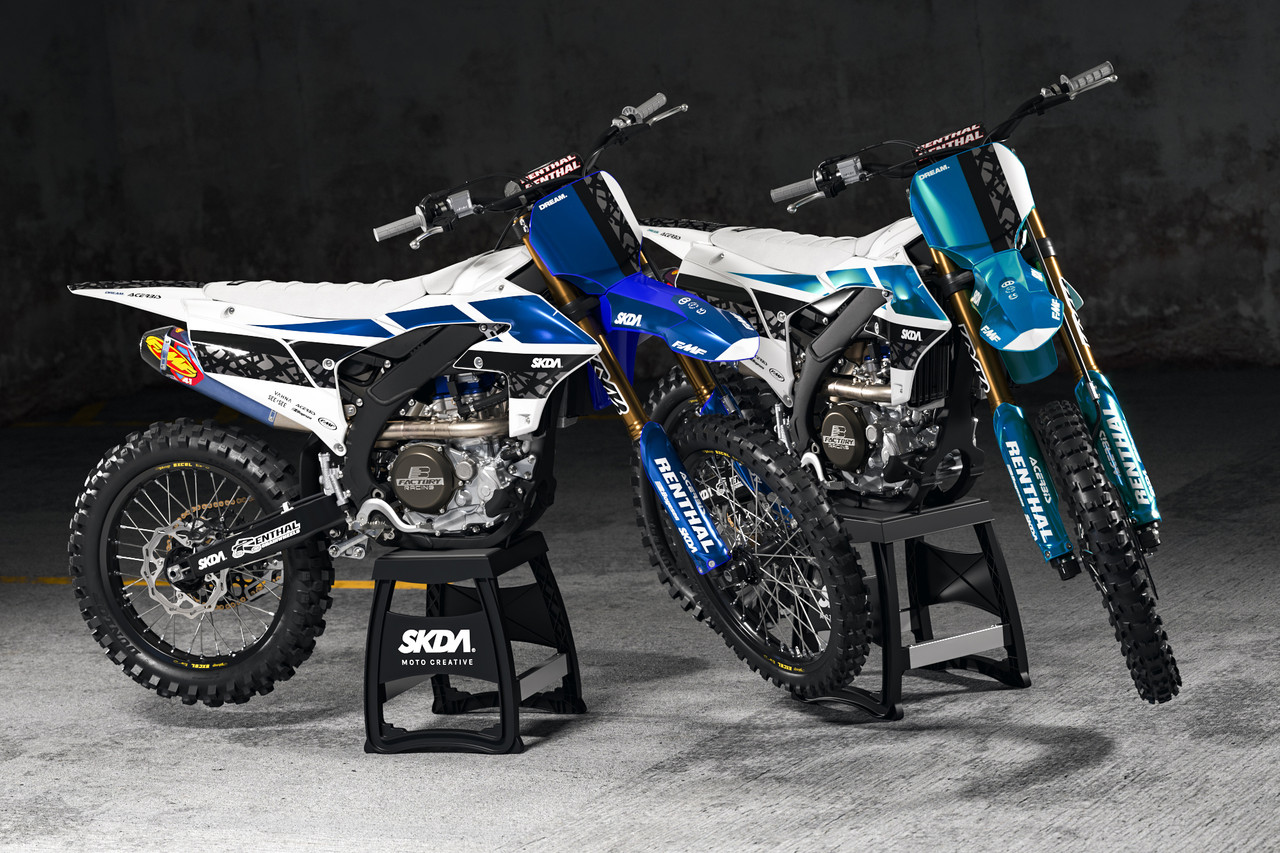 CRISS CHROME Teal YZF/WRF Full Graphics Kit | SKDA USA