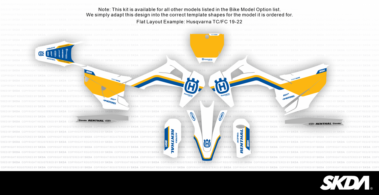 HERITAGE V1 Husqvarna Full Graphics Kit | SKDA USA