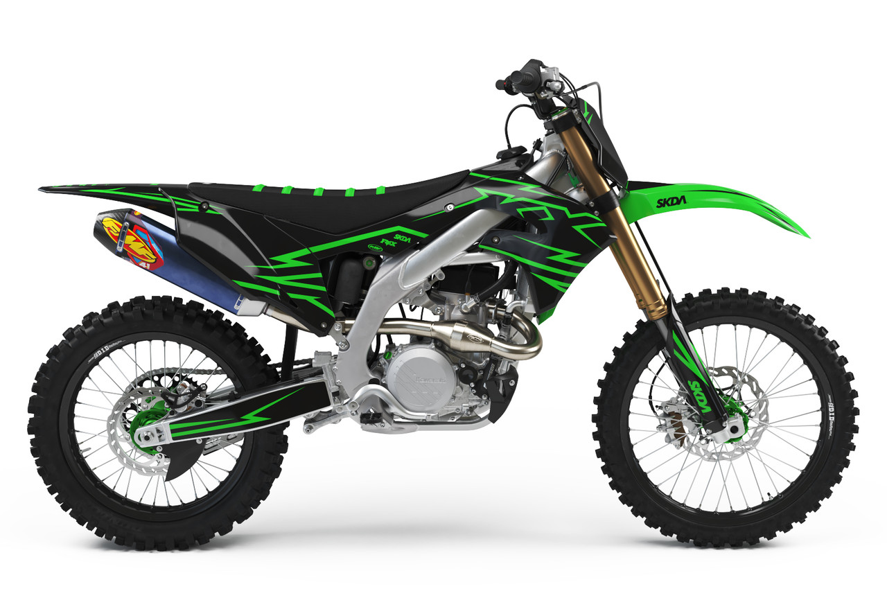 SHOCK V2 Black KX/KXF Full Graphics Kit | SKDA USA