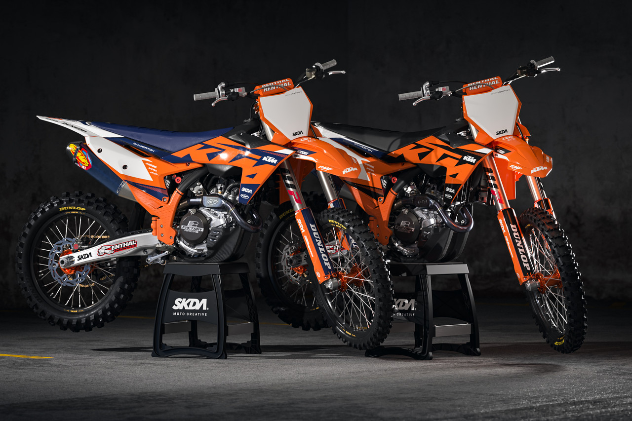 CENTRALIZE Blue KTM Full Graphics Kit | SKDA USA