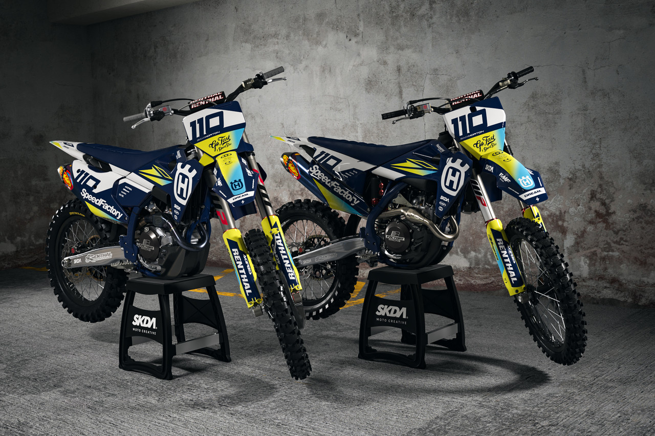 ORCA Navy Husqvarna Full Graphics Kit | SKDA USA