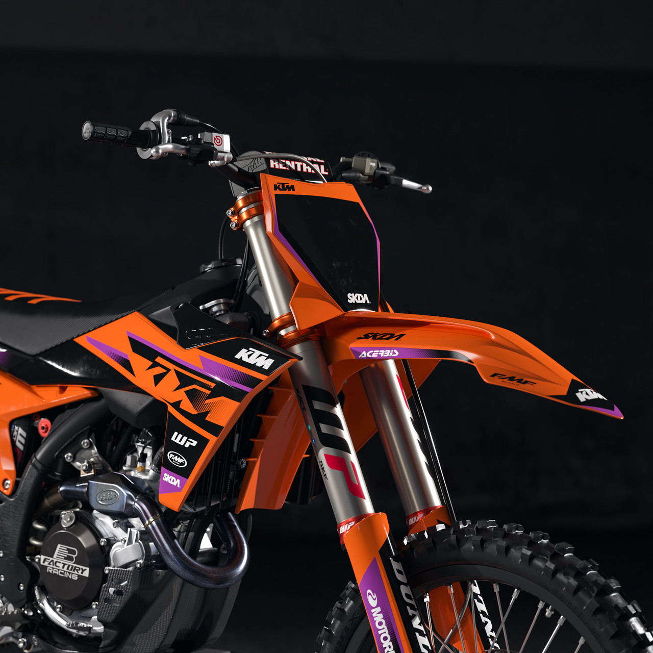 FURY Org/Ppl KTM Full Graphics Kit | SKDA USA