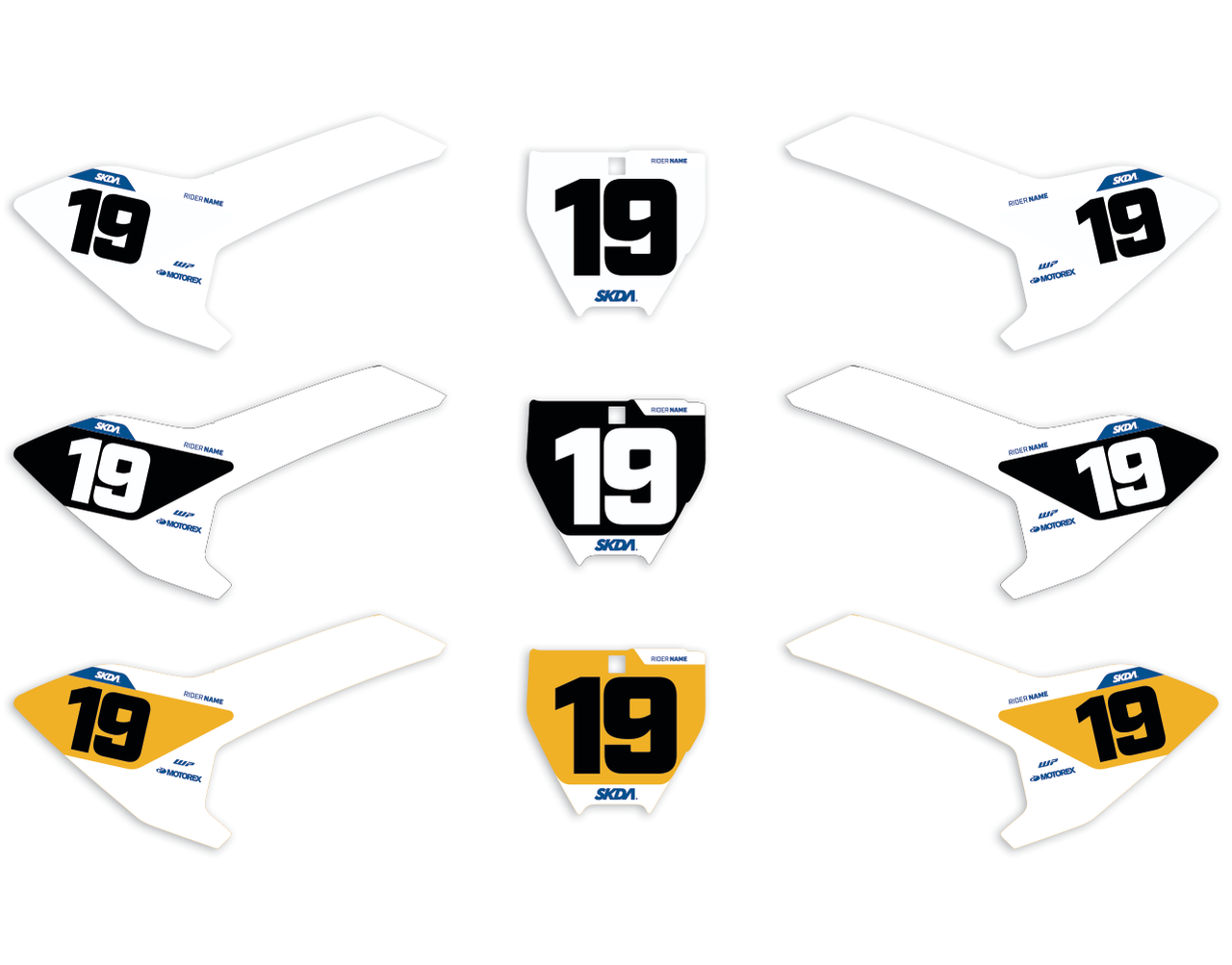 HERITAGE Husqvarna Mini Bike Number Plates | SKDA USA