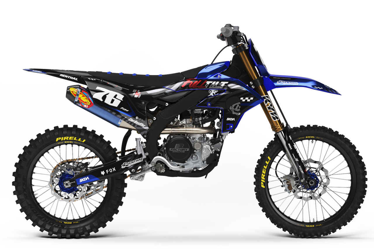 TILT CHROME Blue YZF/WRF Full Graphics Kit | SKDA USA