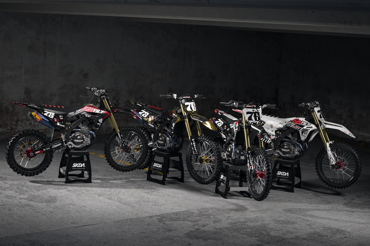 TILT CHROME Red CR/CRF Full Graphics Kit | SKDA USA