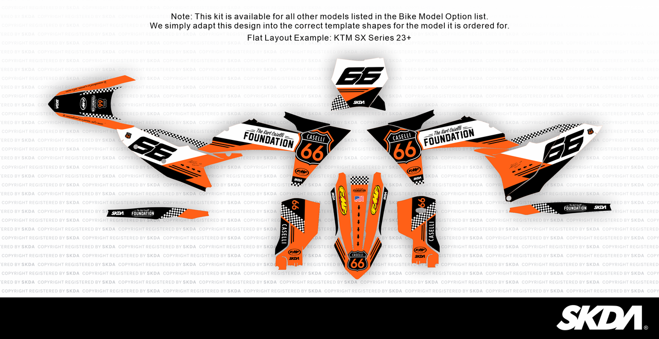 KC66 KTM Full Graphics Kit | SKDA USA