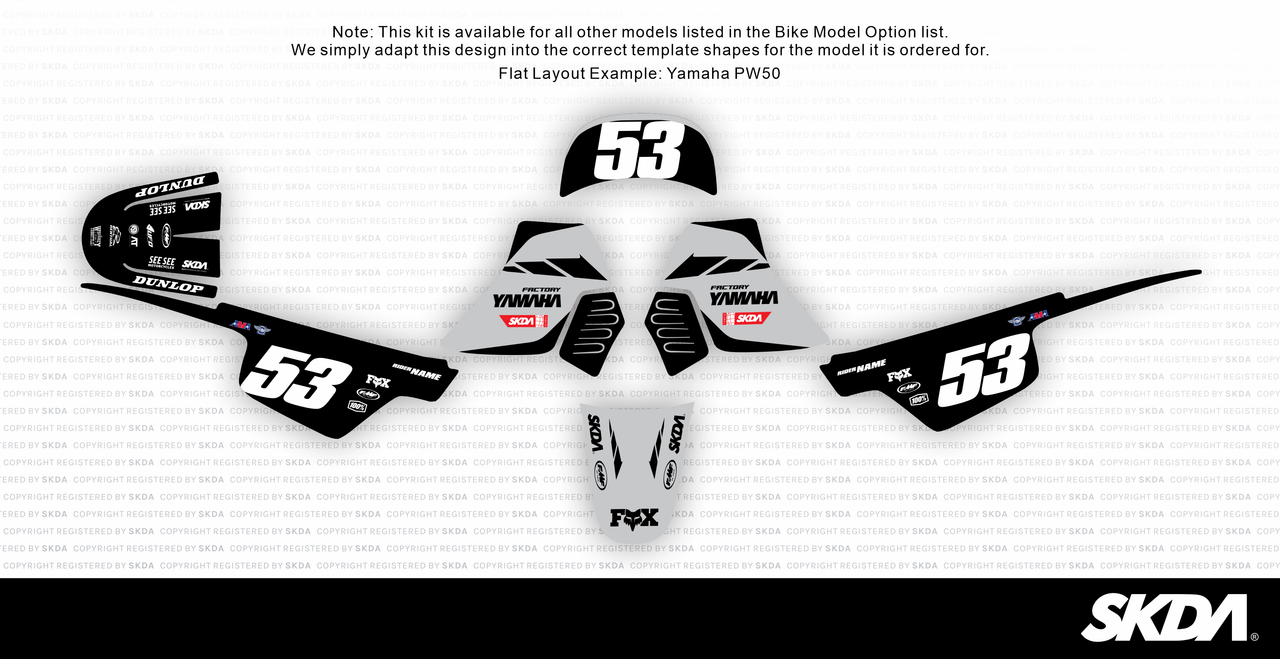 BOSS Grey PW Full Graphics Kit | SKDA USA