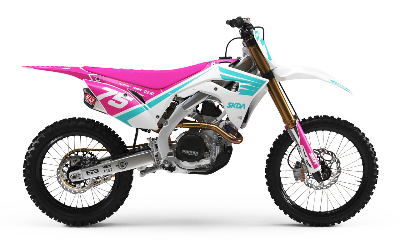 DIVIDE Pink/Teal CR/CRF Full Graphics Kit | SKDA USA