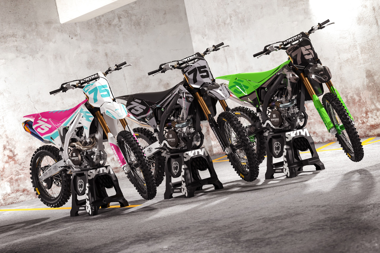 Kawasaki KX/KXF Graphics Kit - by SKDA