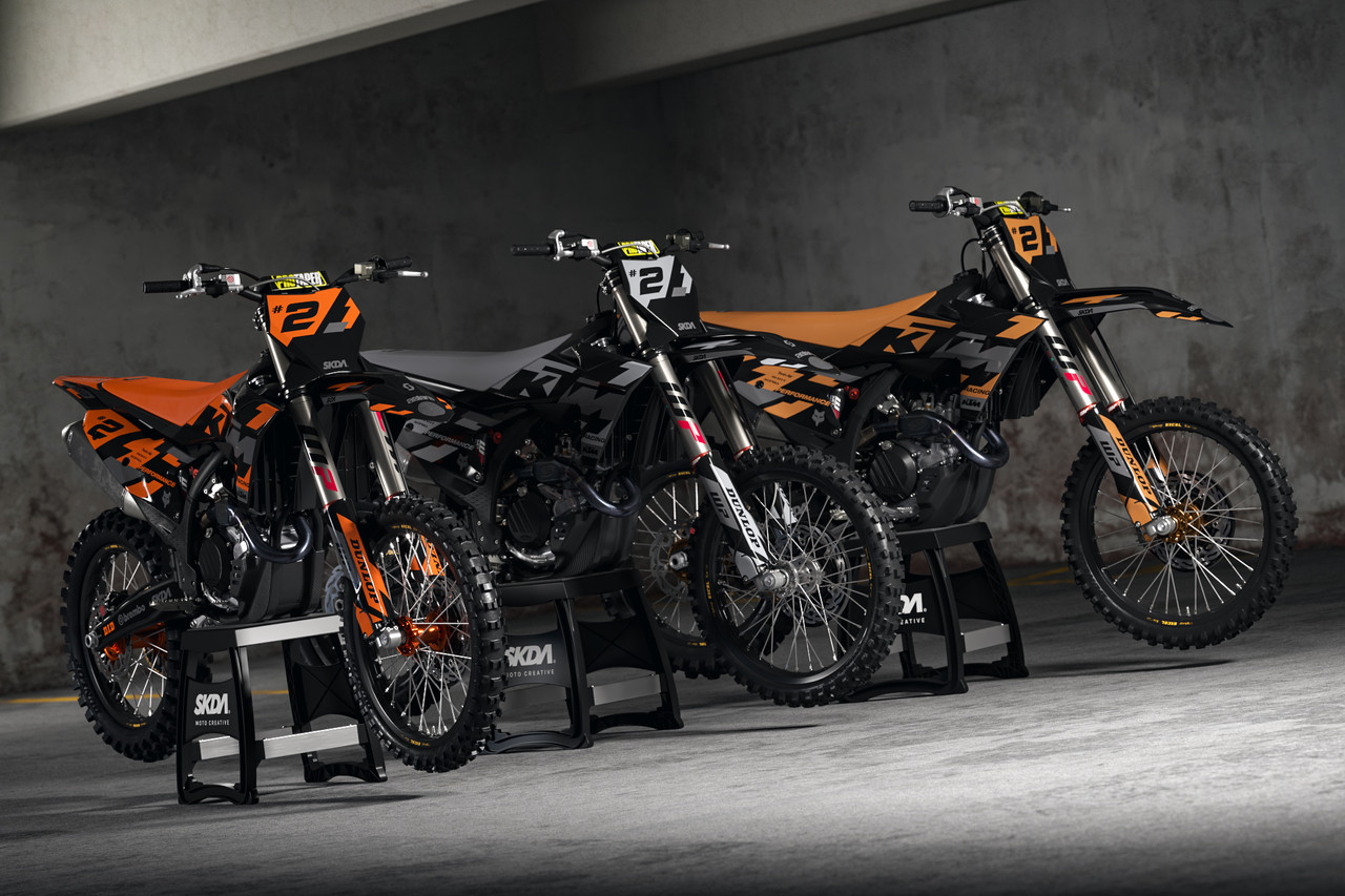 AXE Tan KTM Full Graphics Kit | SKDA USA